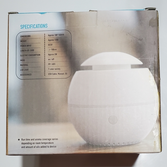 Other | Bluzen Diffuser White Dome Essential Oil New | Poshmark